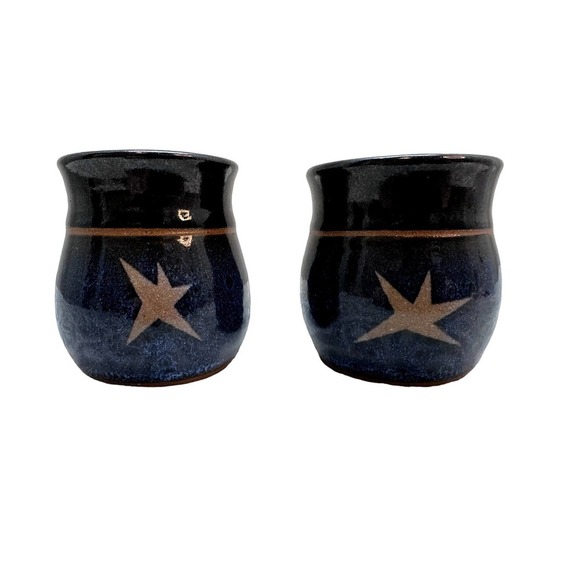 Suki | Art | Rare Vintage Signed Suki Studio Handmade Artisan Set Of ...